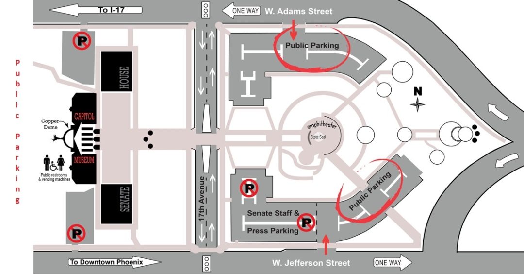 AZ State Capitol Parking map2 | Center for Arizona Policy